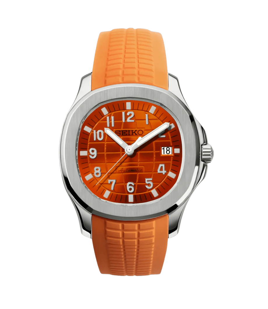 Seiko Mod Aquanaut Orange – customseikomods.com